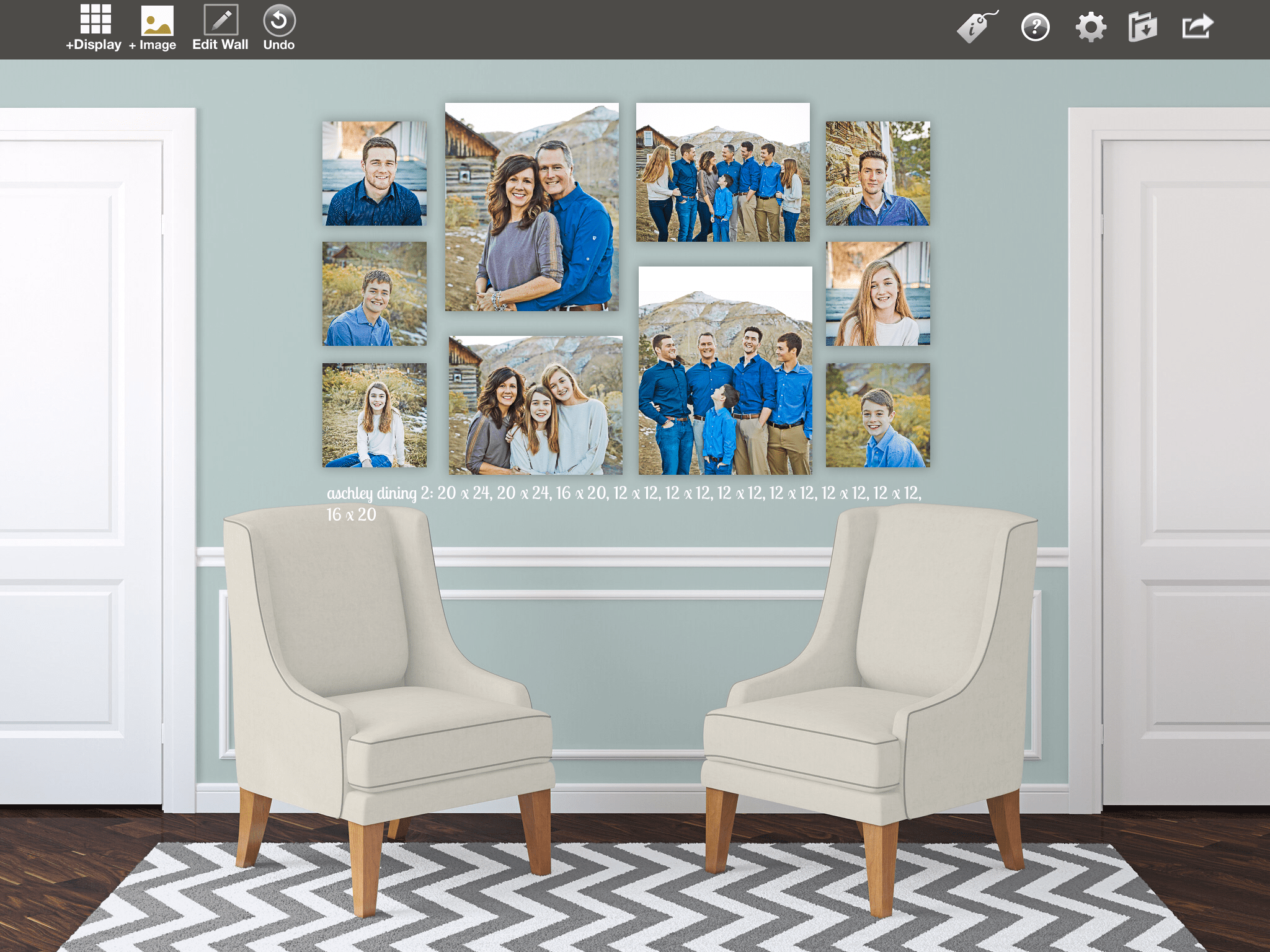 Customized Wall Portrait Design - Studio Serendipity Photography