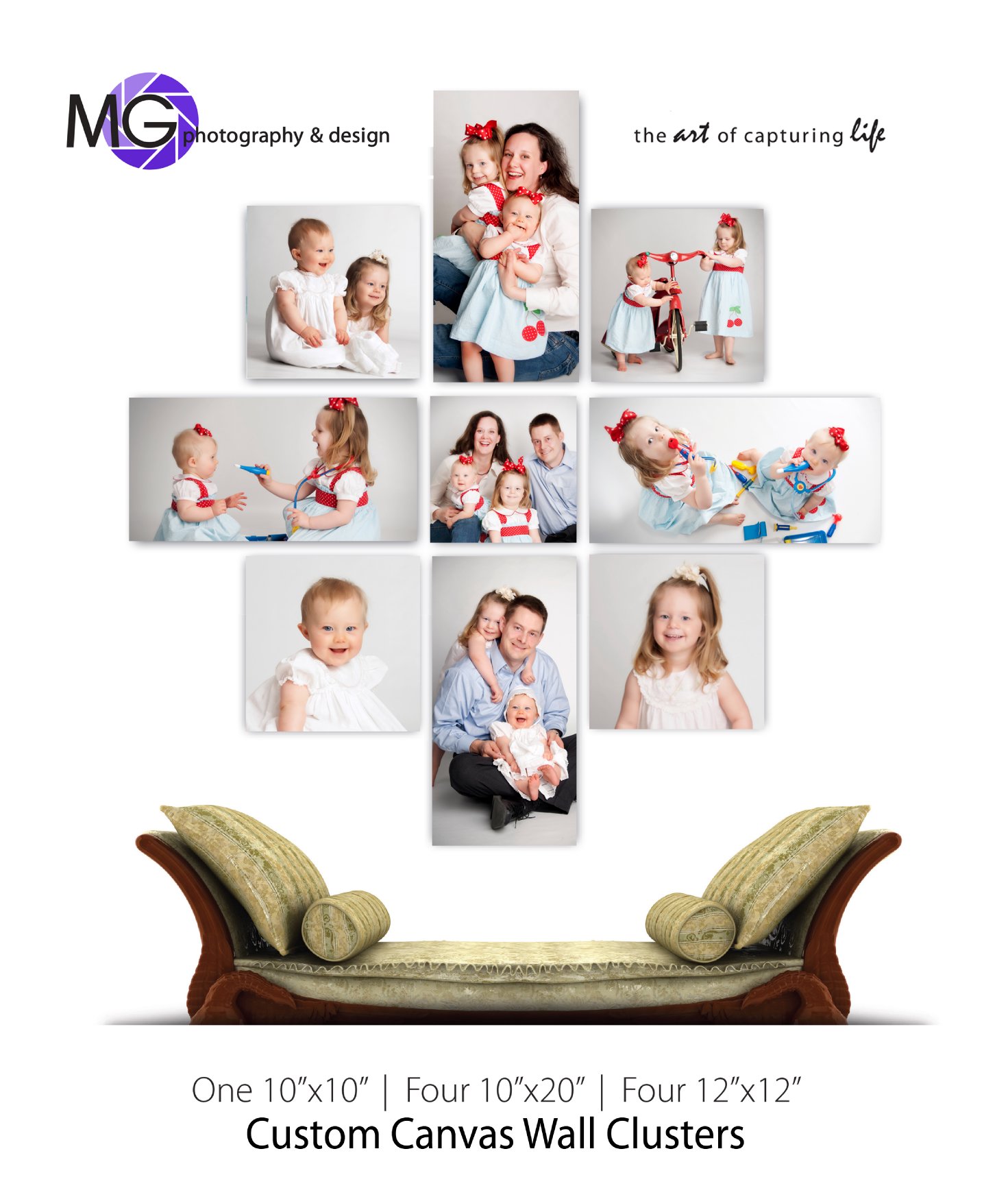 New-Product Release-Canvas Wall Clusters - MG Photography & Design