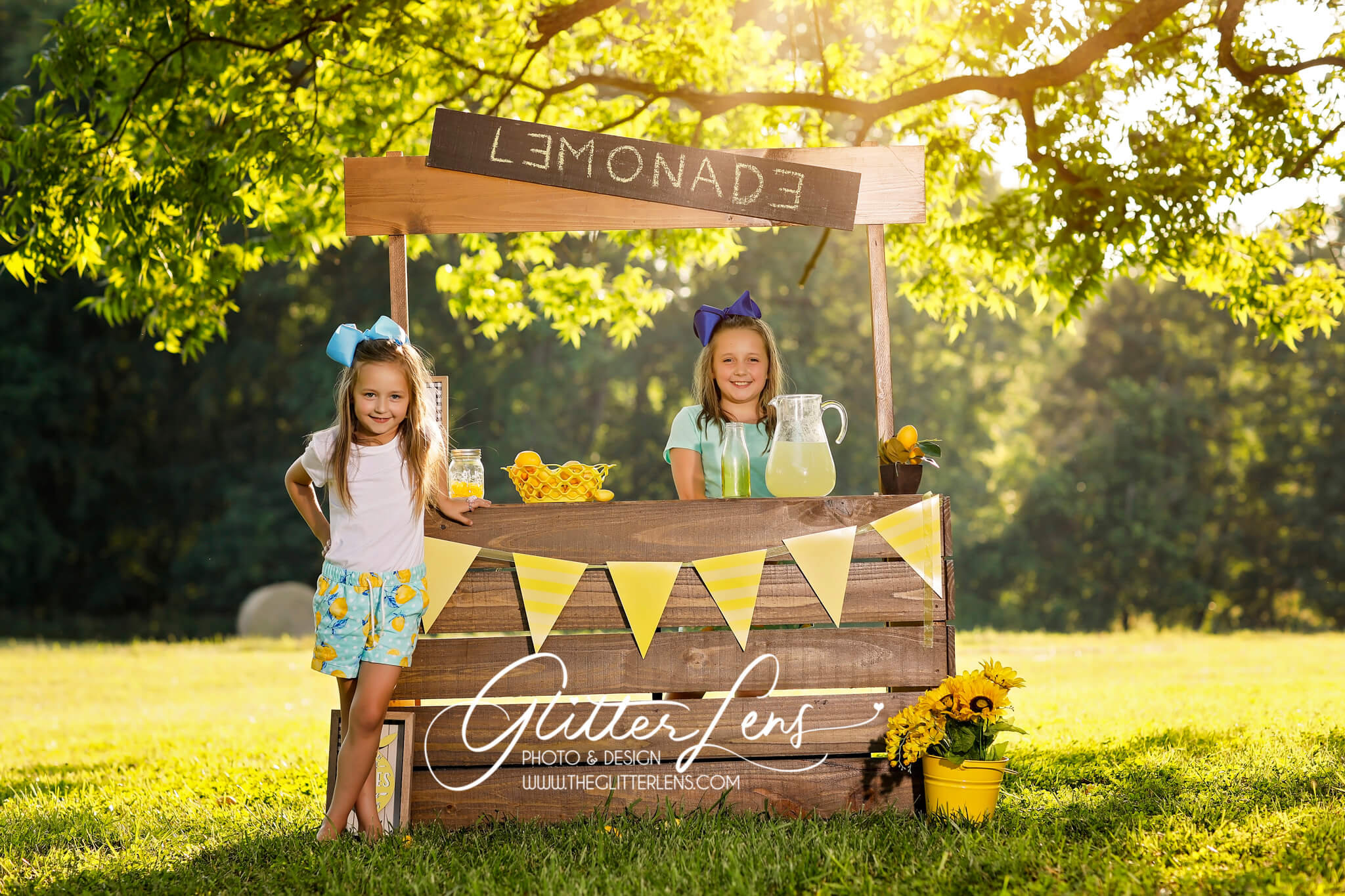 Lemonade Stand - Fisher Farm Park - Davidson, NC - Glitter Lens Photography