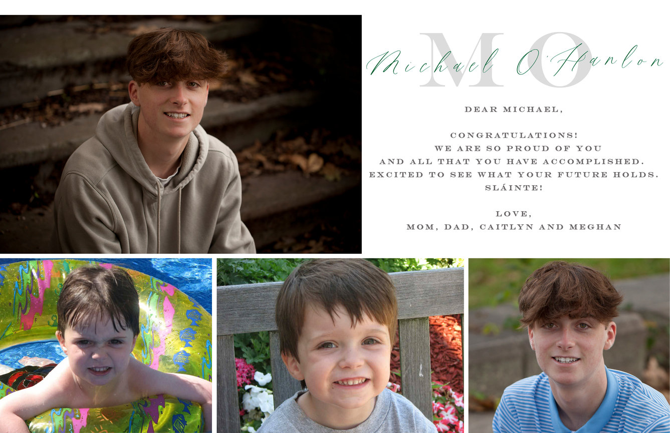 Senior Yearbook Recognition Ads - Debbie Allan Photography