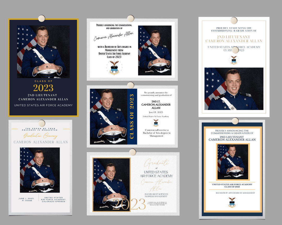 United States Air Force Academy Graduation Announcements