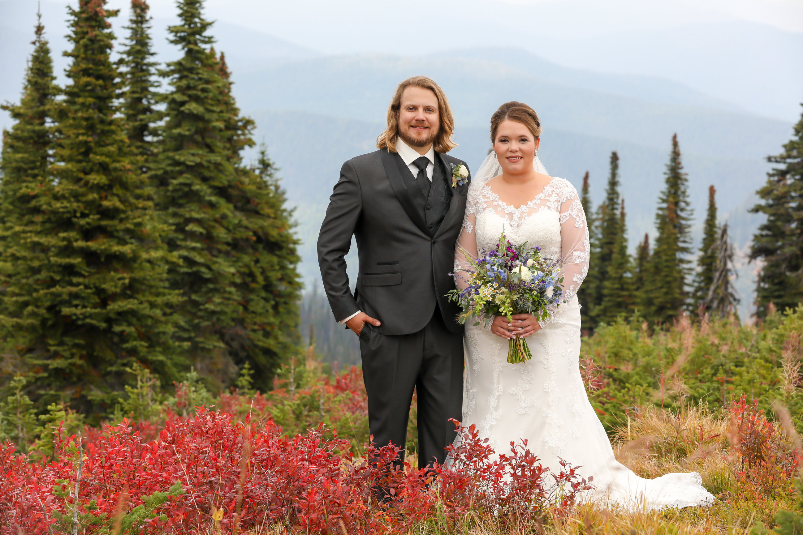 Whitefish Mountain Resort Summit Wedding | Whitefish Montana