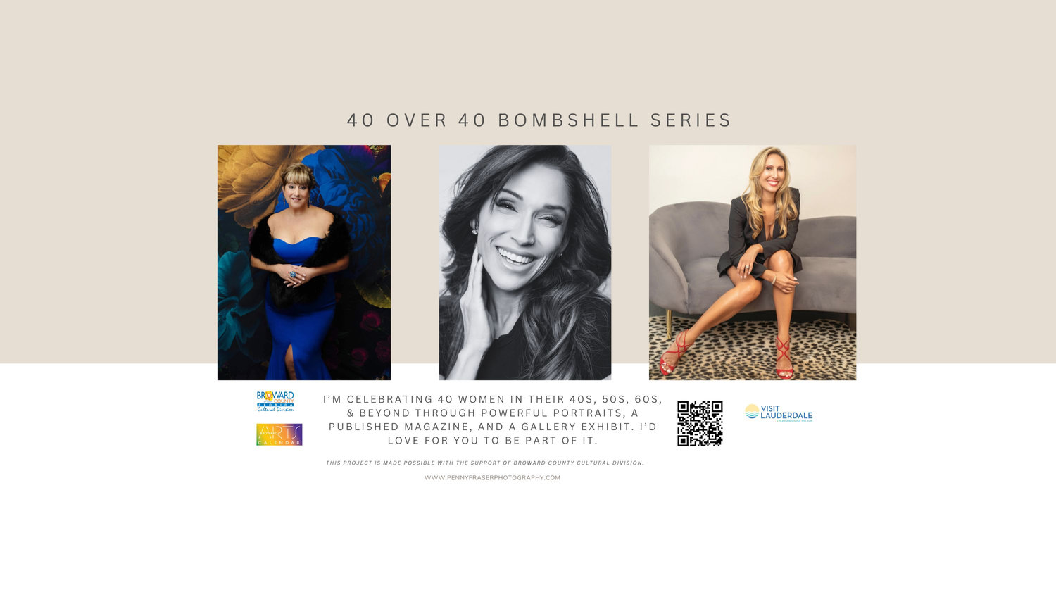 40 over 40 Portrait Series by Penny Fraser, South Florida