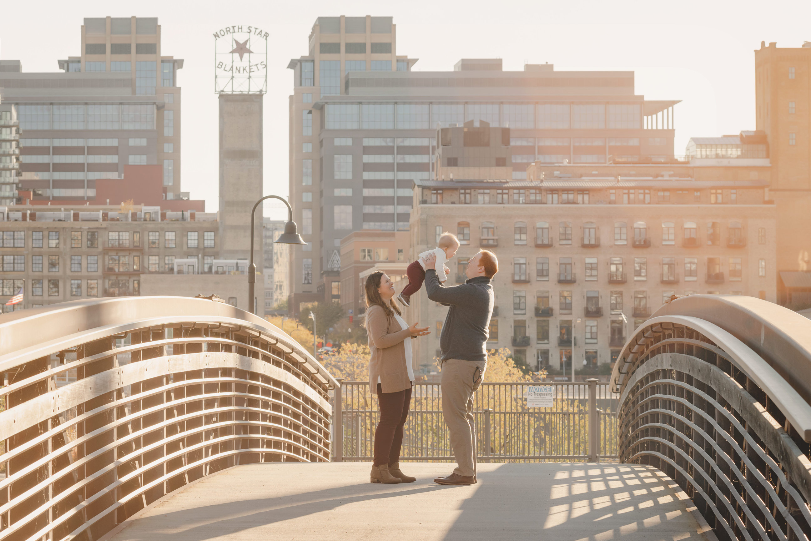 St. Anthony Main Minneapolis Family Photo Session