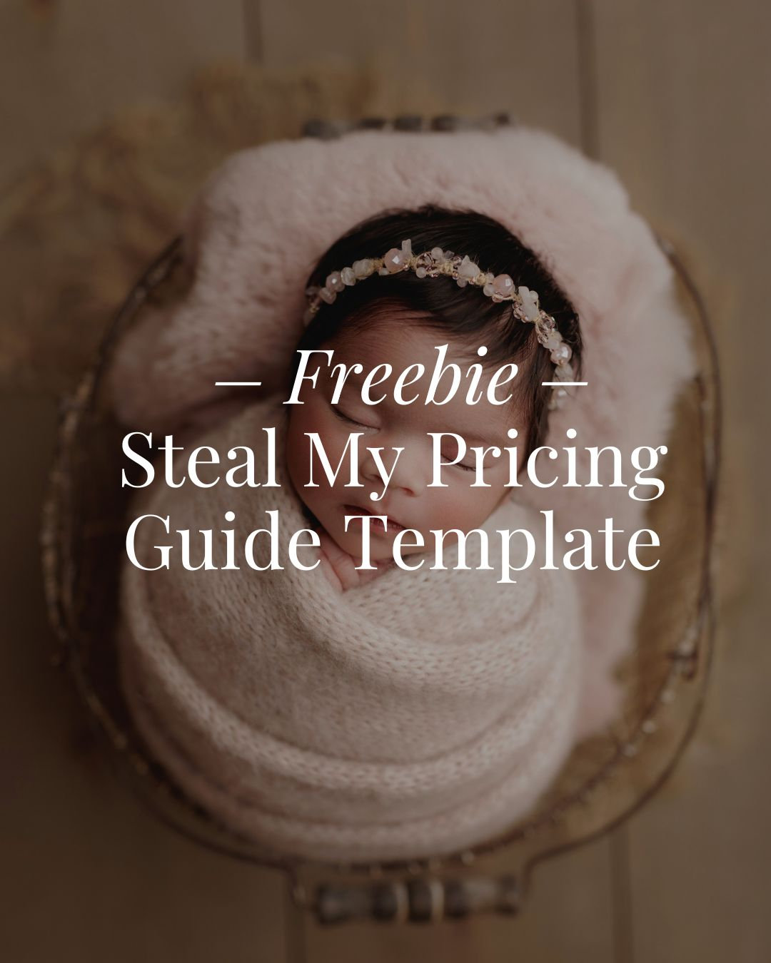 FREEBIE - Newborn Photography Pricing Guide - Mel Copeland Photography