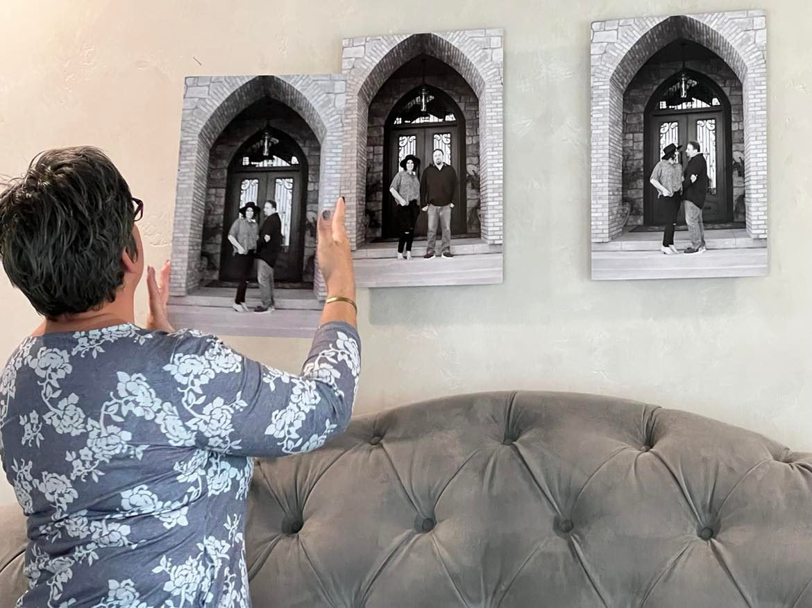 Wall Portrait Installation - Studio K Portrait Gallery