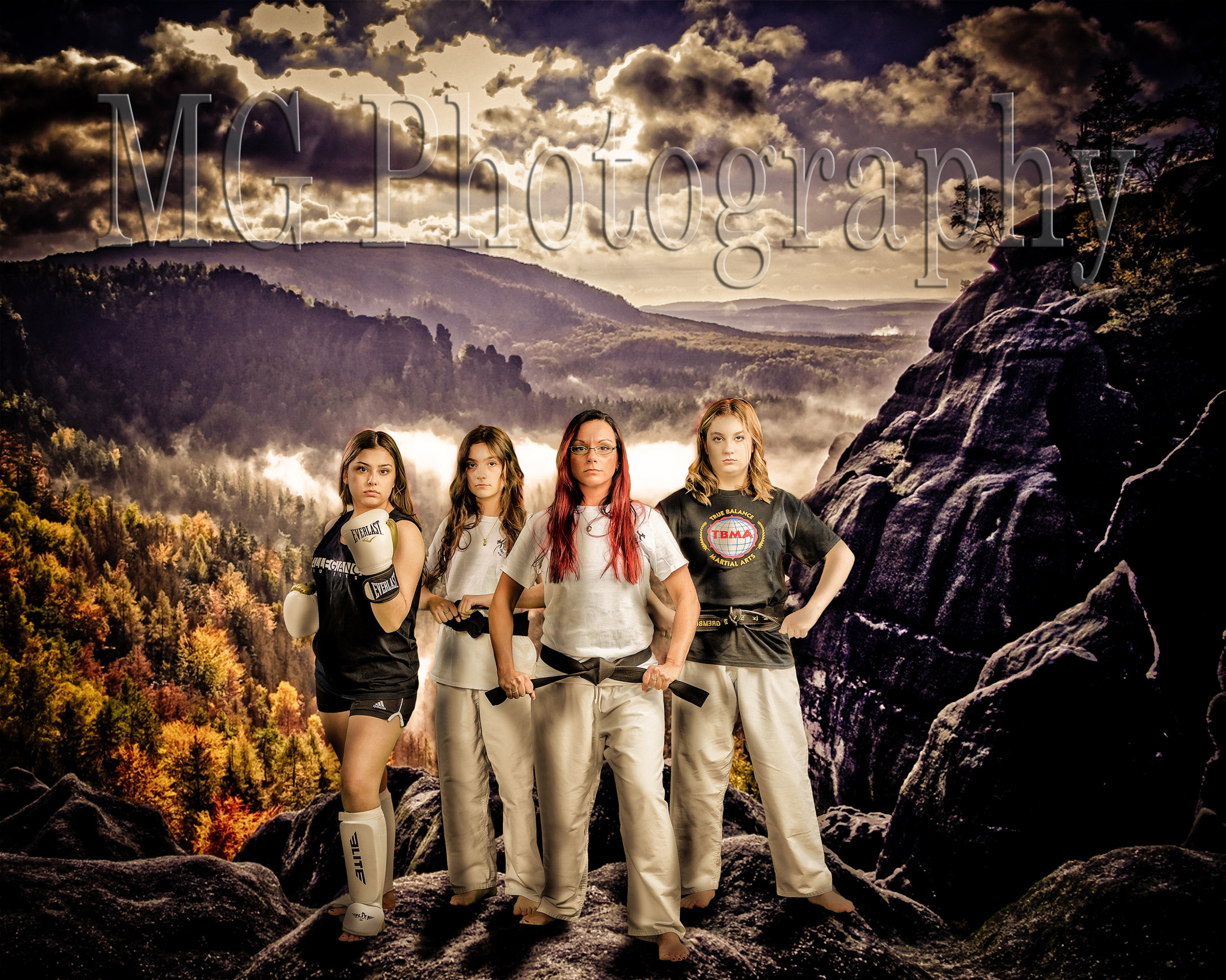 A Martial Arts Family Composite - MG Photography & Design