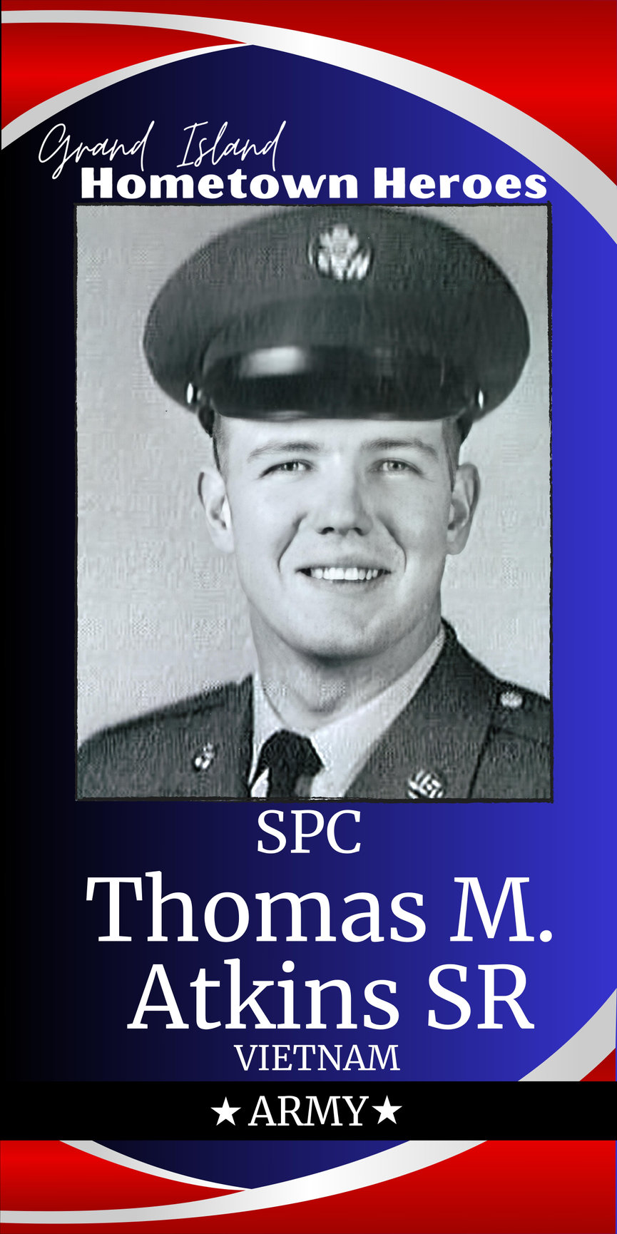 Thomas M. Atkins SR - Grand Island Hometown Hero