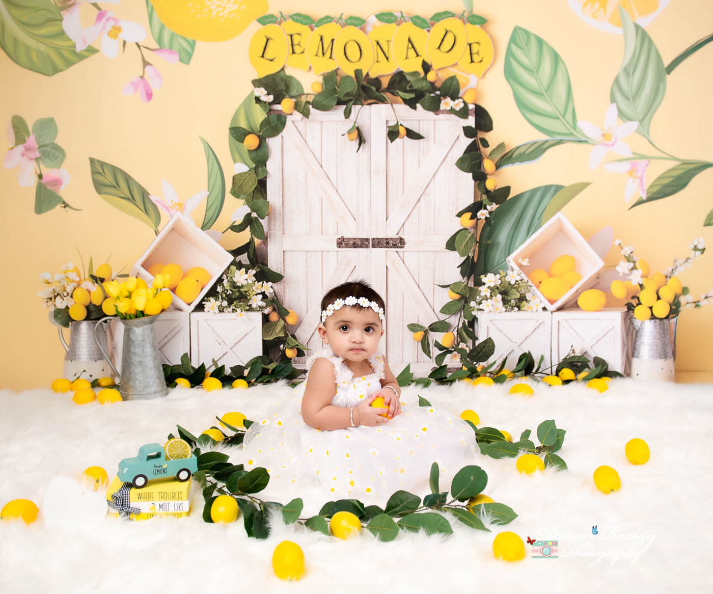 Let's make Lemonade! 7 months old baby girl photoshoot. { Freehold, NJ ...