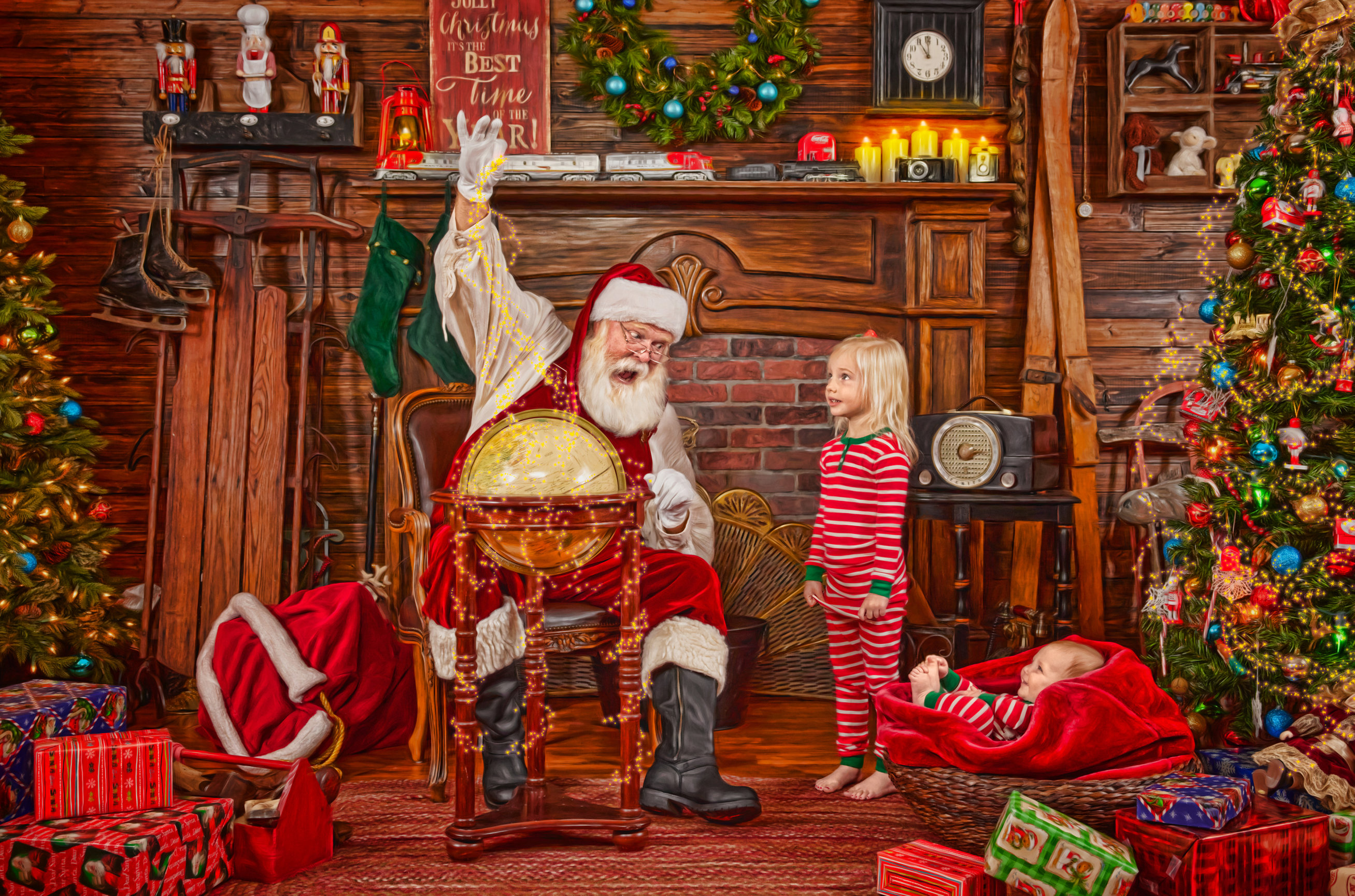 Safe Santa Pictures With Covid - Ted York Photography