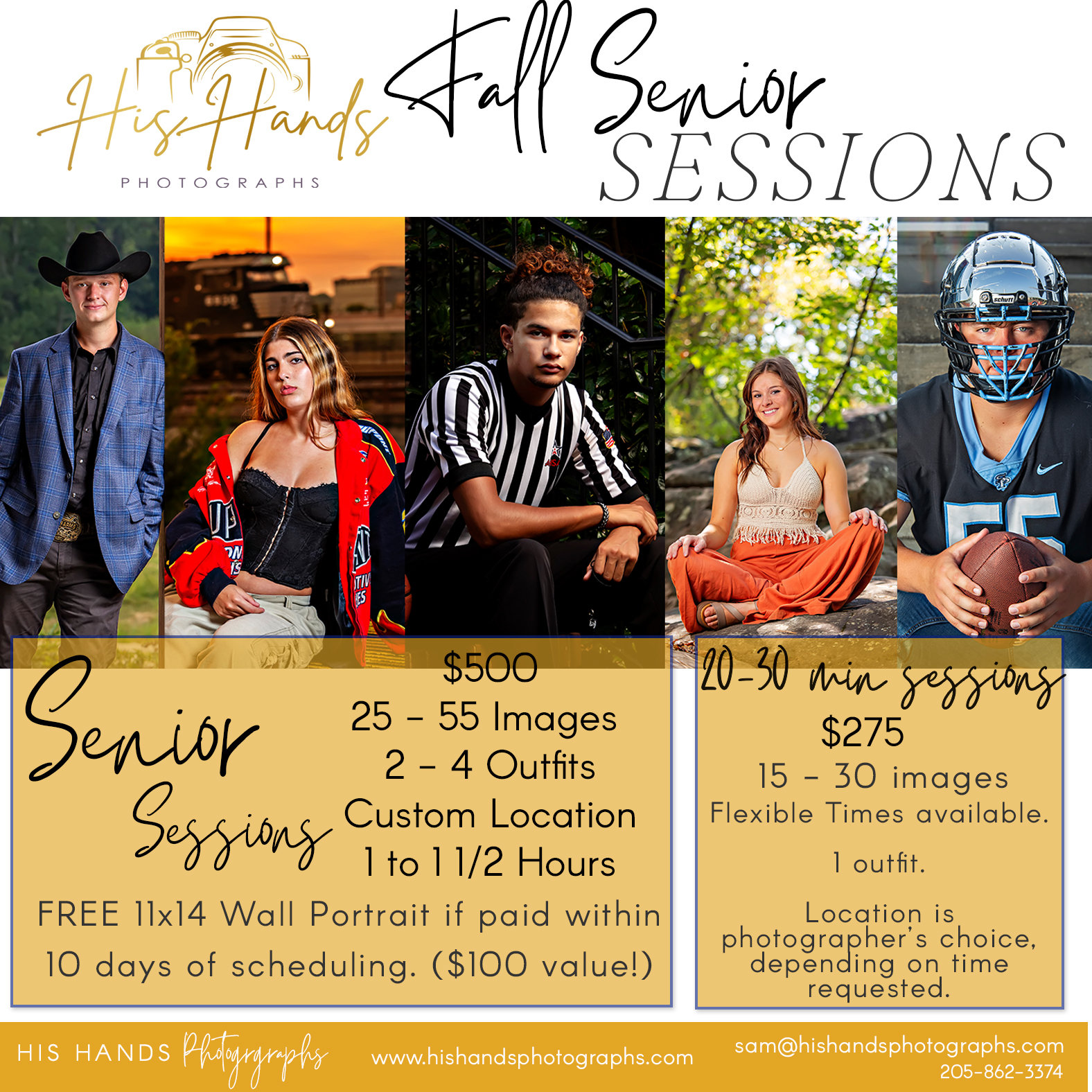 Fall Portrait Season is Here - His Hands Photographs