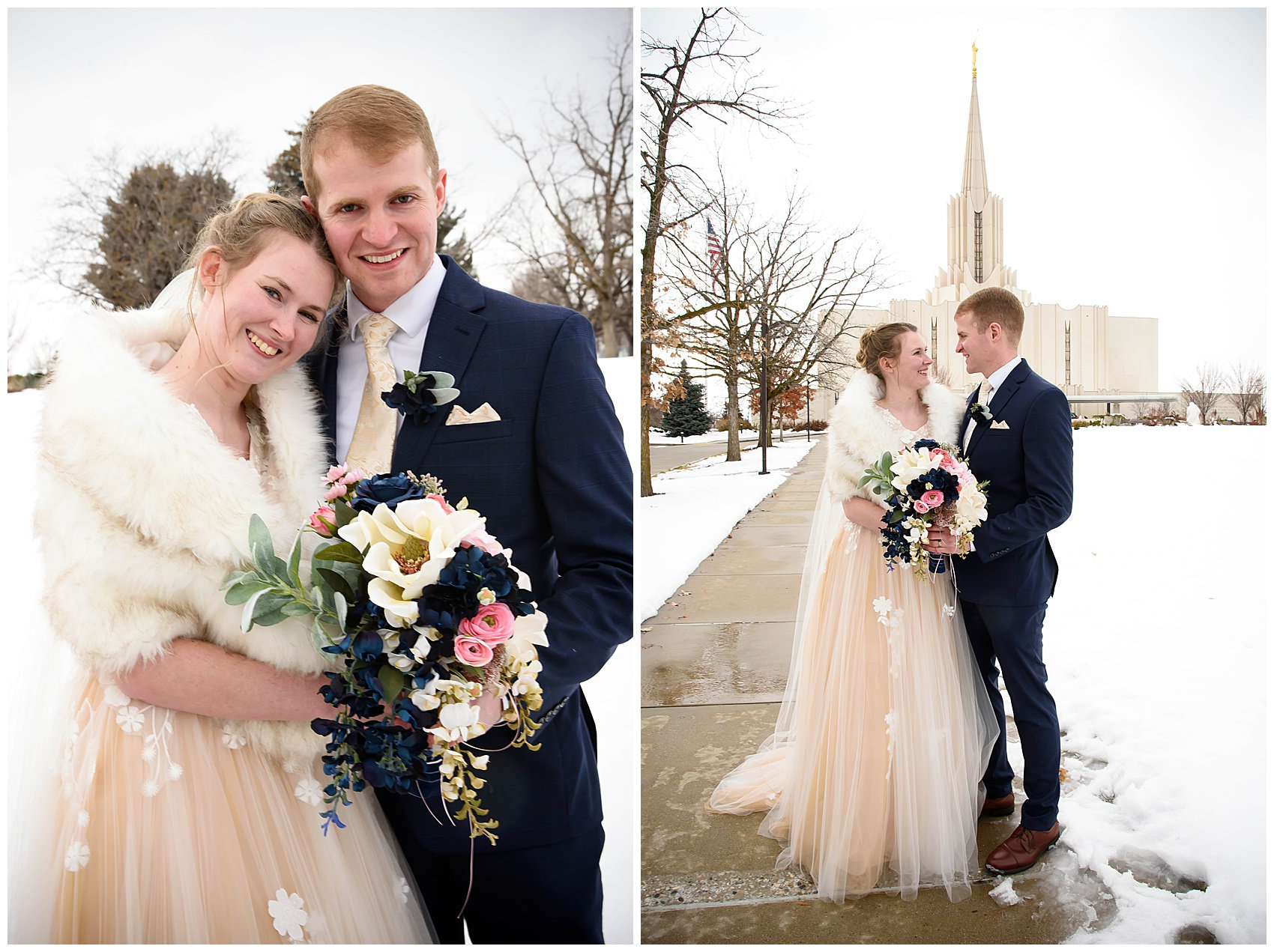 Lindsey and Trevor: Jordan River Temple wedding - Erin Langford Photo
