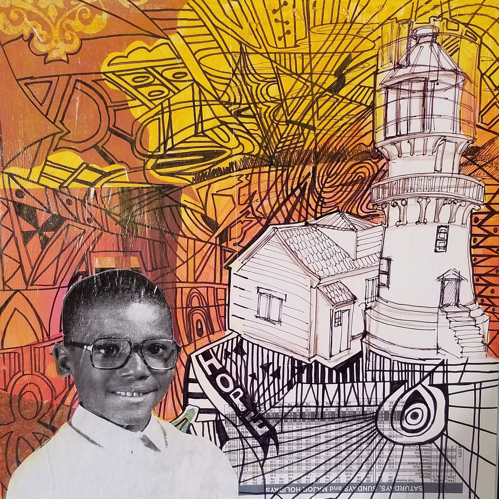 Artist Chad Cortez Everett for New Hope Arts