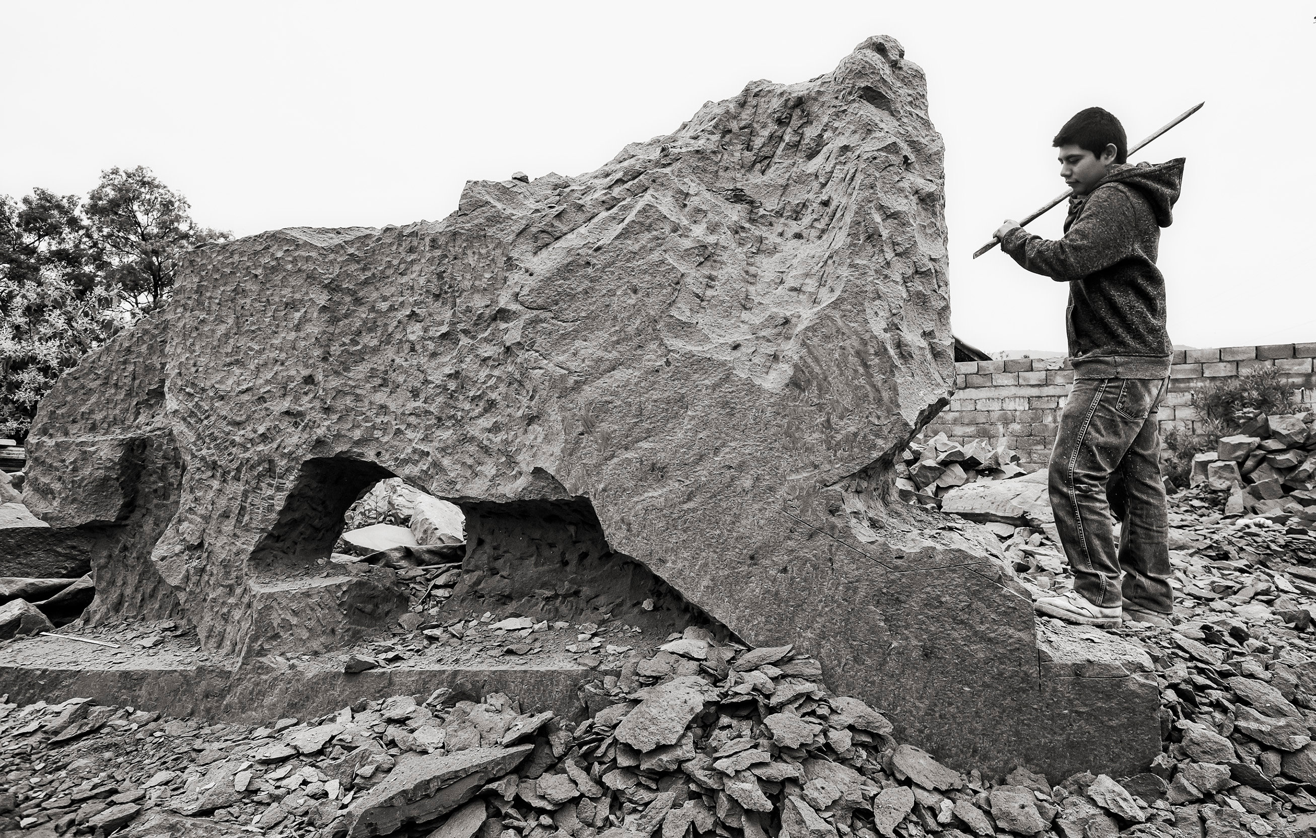 Stone Carvers of Escolasticas - Walter Hodges