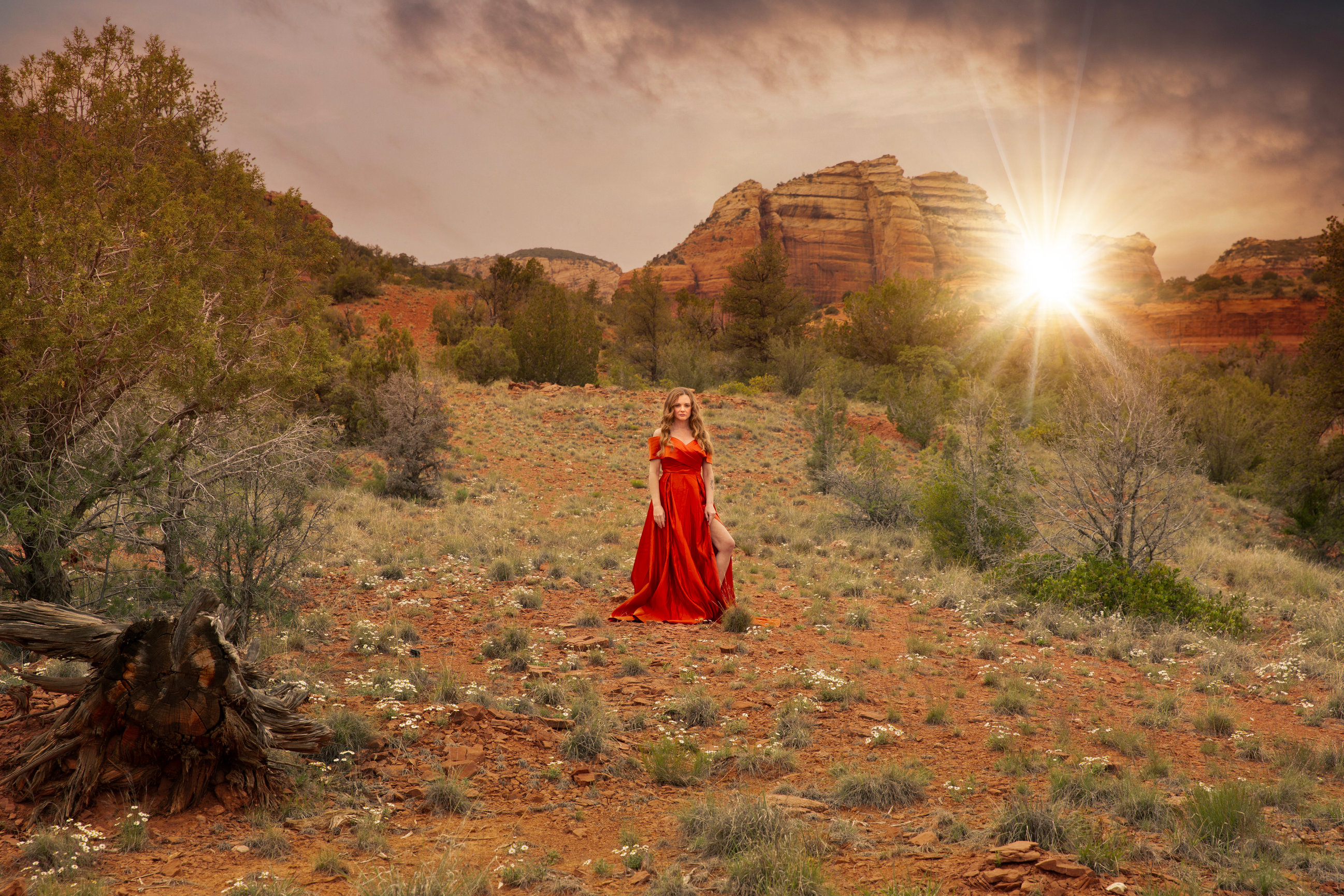 Destination Portraits in Sedona Arizona - Fort Worth Photographer