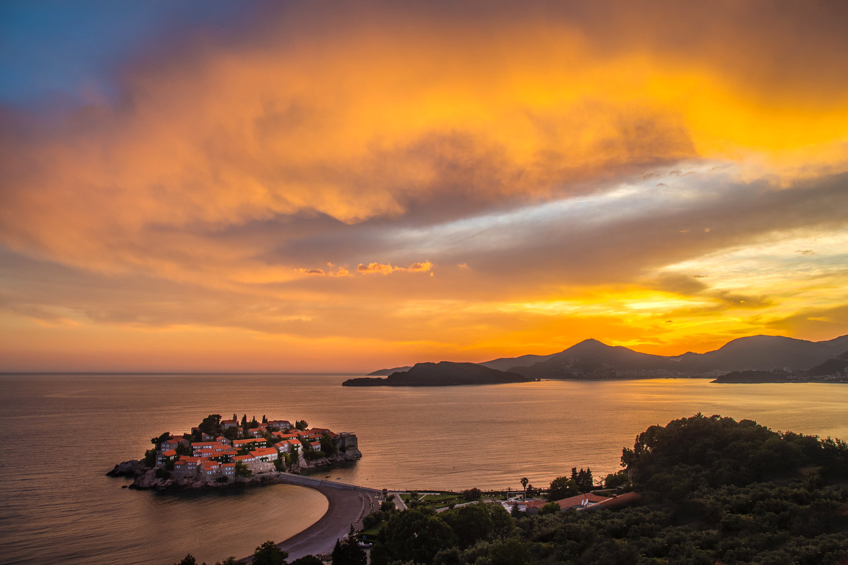 Montenegro sunset - Jim Zuckerman photography & photo tours