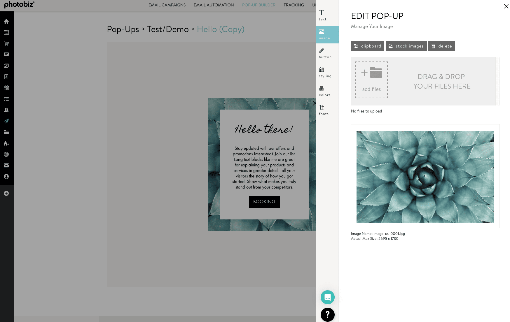 How To Set Up Pop-Ups - PhotoBiz Knowledge Base