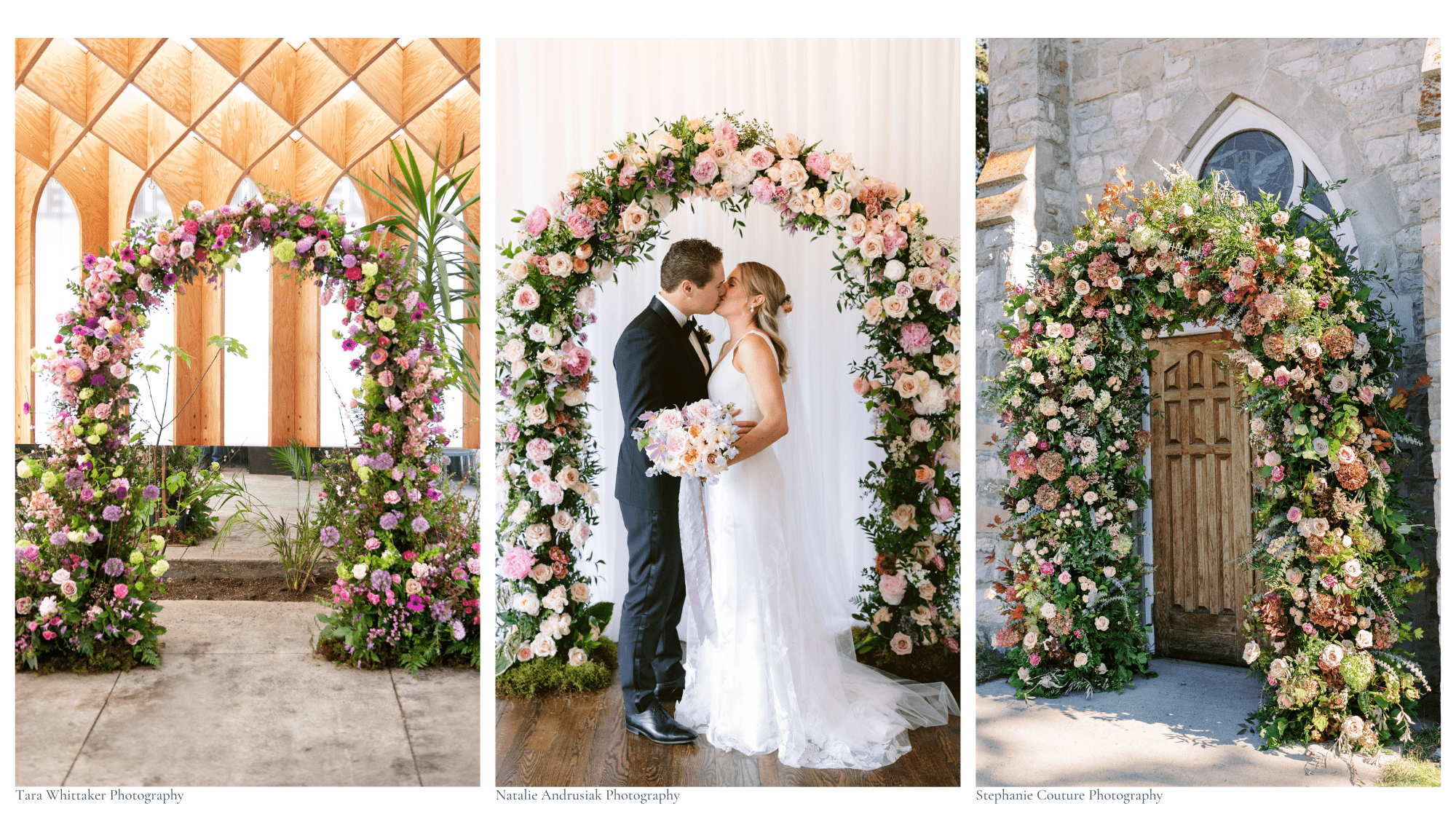 Wedding Ceremony Floral Installations