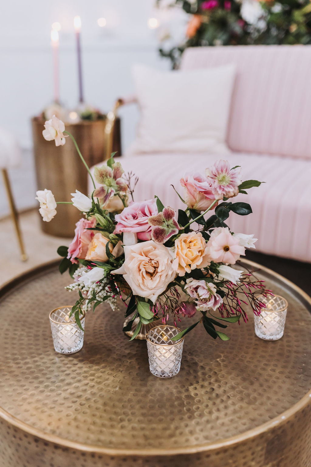 Low Arrangements - Eco Chic Blossoms