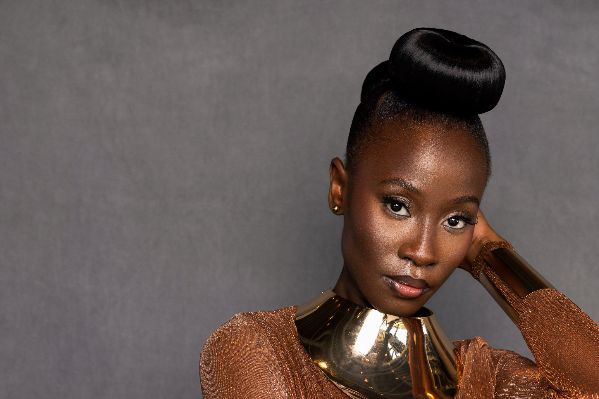 Dominique for Plume Beauty in a Bold Clean-Beauty Editorial