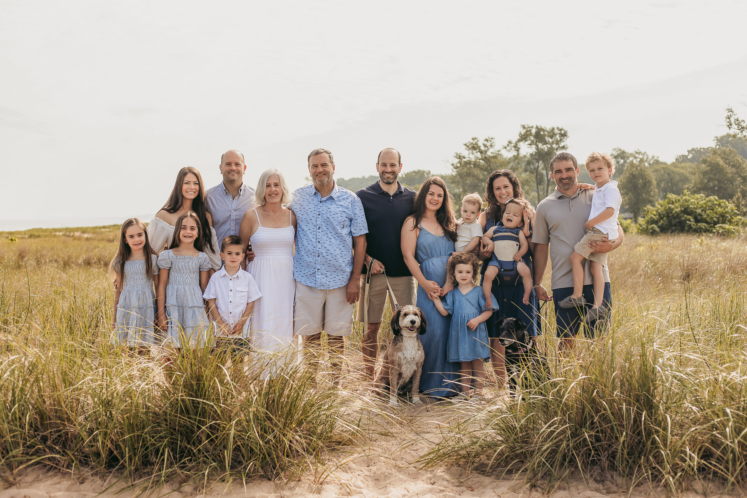 Lothamer Family - Michigan City Beachwalk Extended Family Photography