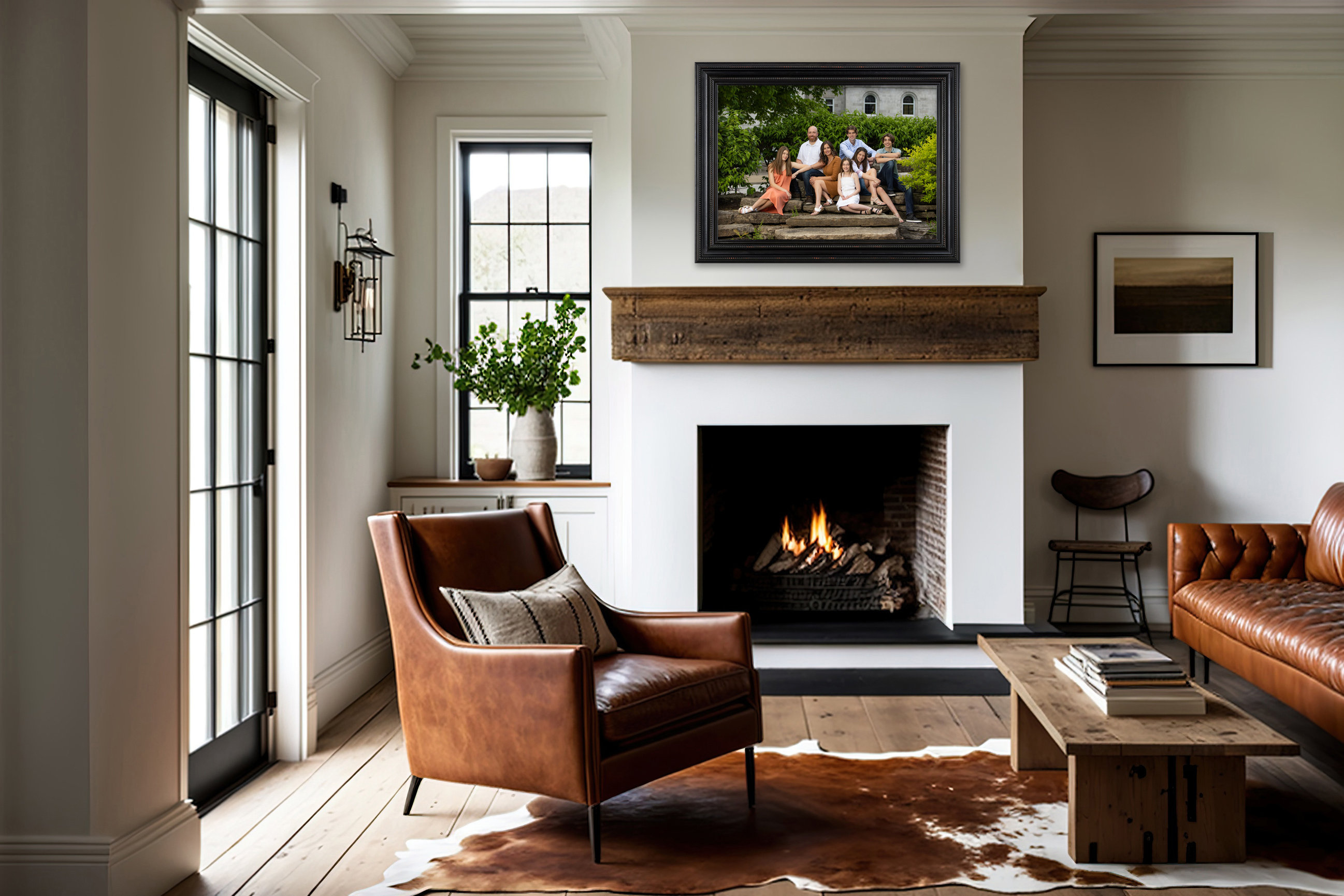 Envisioning Your Portraits in Your Home - Nichole Manner, Photographer, LLC