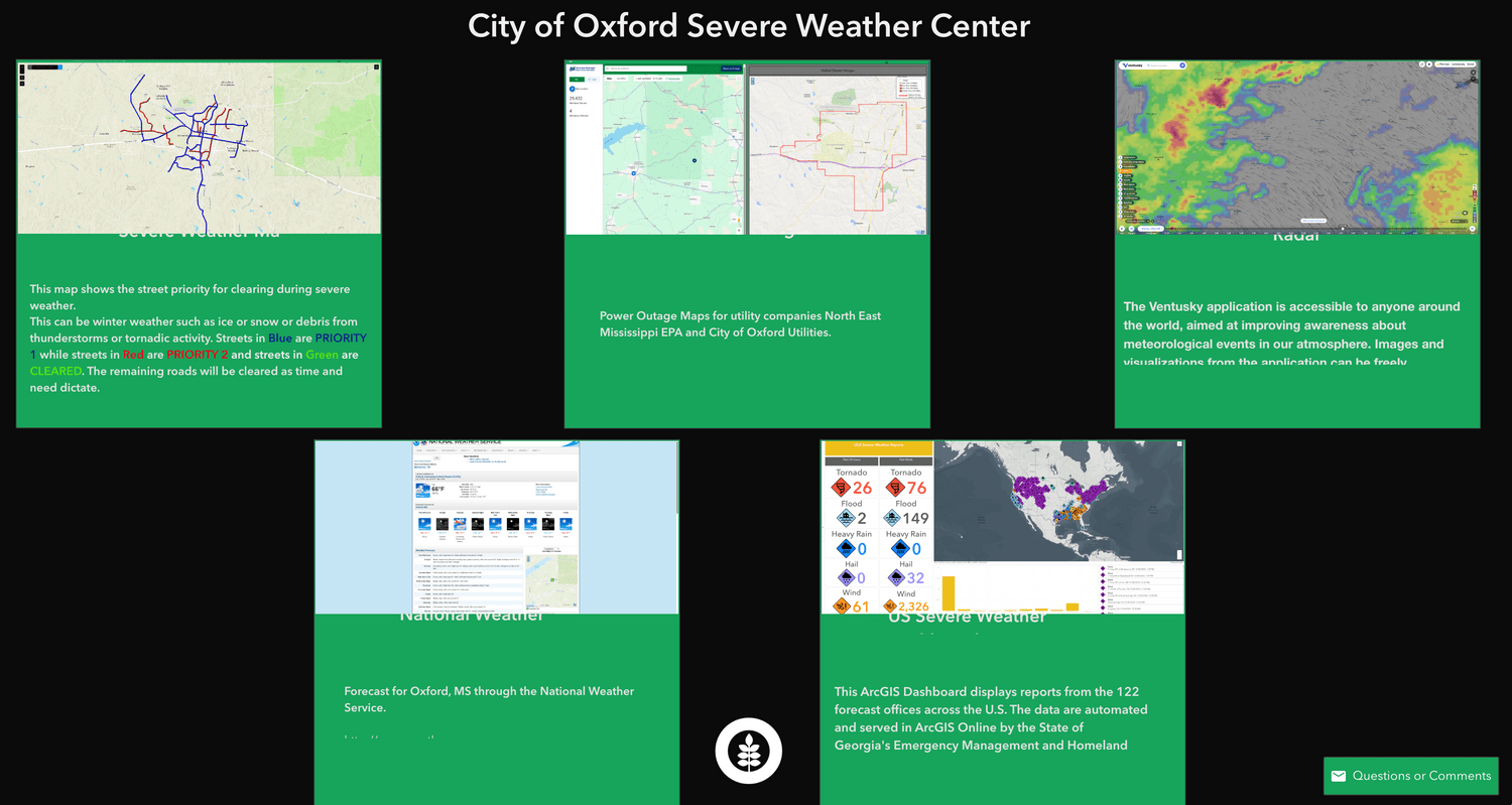 Severe Weather - OXMS.NET