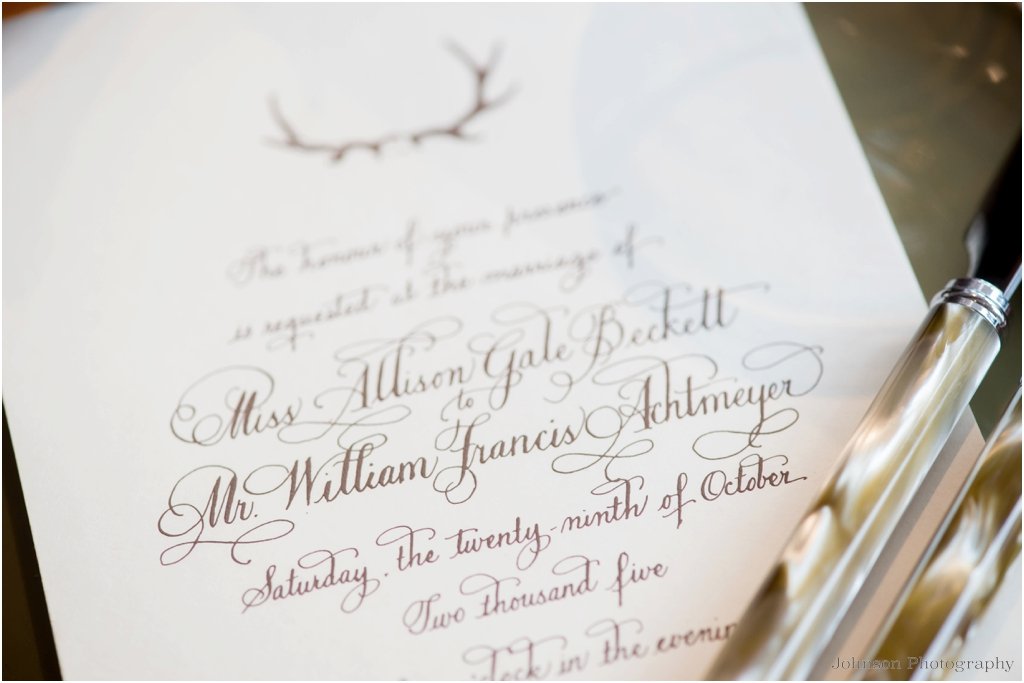 Branding Work with Jan Boyd Calligraphy - Johnson Photography